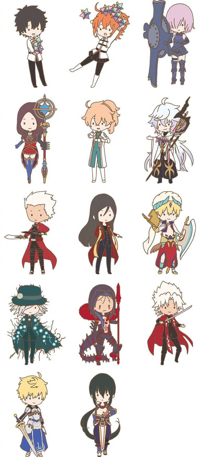 fgo简笔画Q版-千图网