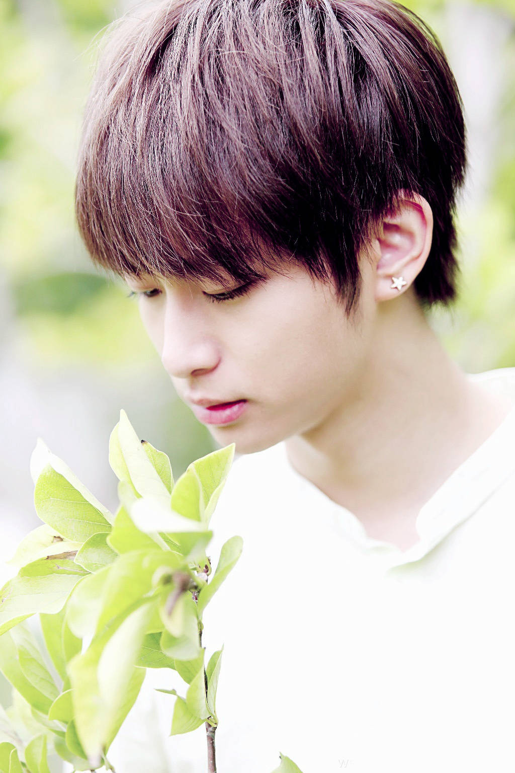 流行发型男学生图片